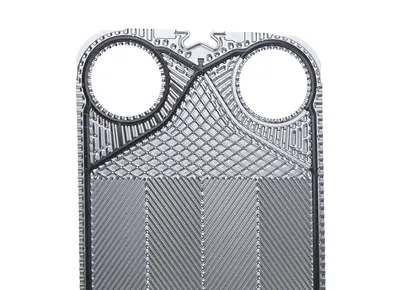 316/0.5/L Channel plate with NBR-P Glued gasket, 4 holed - Plate Heat ...