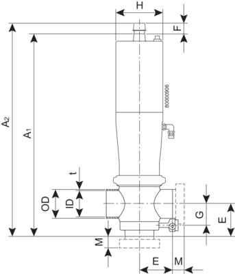 VALVE SMP-BC W DN65 30 NC EPDM - SMP-BC - 阿法拉伐 CN