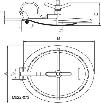 INSPECTION PORT O-510X370IO - Tank covers oval - Alfa Laval US
