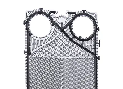 316/0.5/L Channel plate with NBR-B Clip-on gasket, 4 holed - Gasketed ...