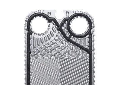 316/0.5/H Channel plate with NBR-P Glued gasket, 4 holed - Plate Heat ...