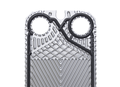 316/0.5/L Channel plate with EPDM Glued gasket, 4 holed - Plate Heat ...