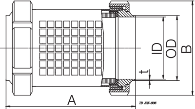 IN-LINE SIGHT GLASS LKGG-1 W - In-line sight glasses - Alfa Laval IN
