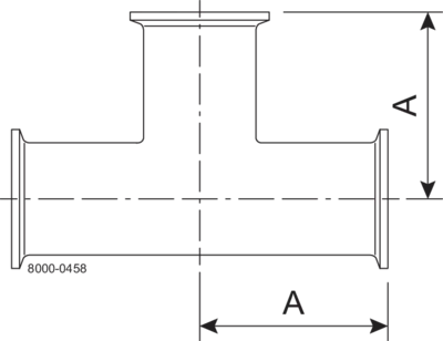 B7MP-4-316L-PM - UltraPure fittings Tri-Clover BPE - Alfa Laval US