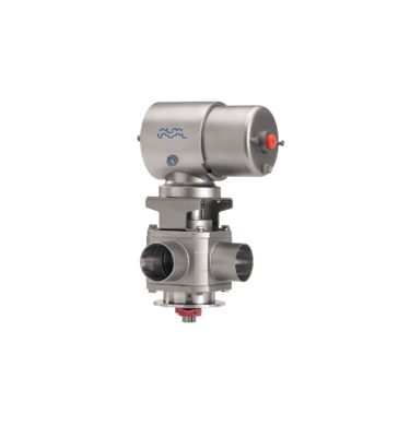 Shutter valve with Actuator and Bracket - Koltek Valves - Alfa Laval US